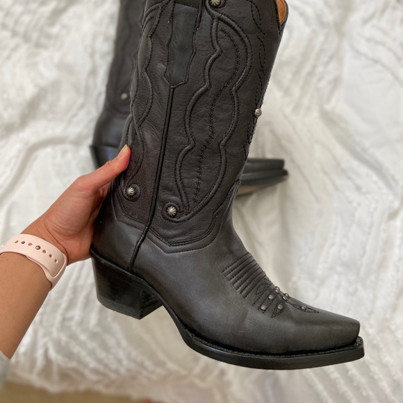 Vaccari | Shoes | Vaccari Cowboy Boots In Black Leather | Poshmark